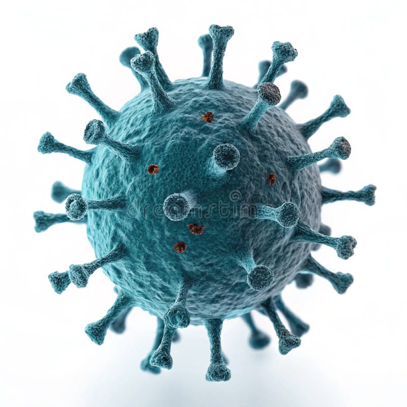 Virus Isolated on Transparent Background Stock Illustration ...