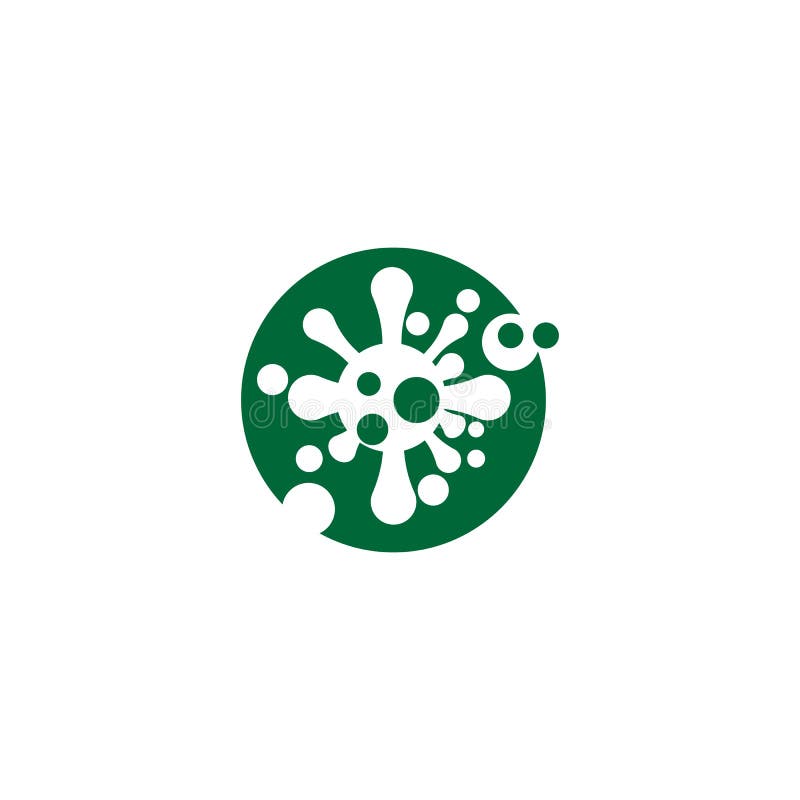 Virus Logo Template Vector Symbol Stock Vector - Illustration of ...