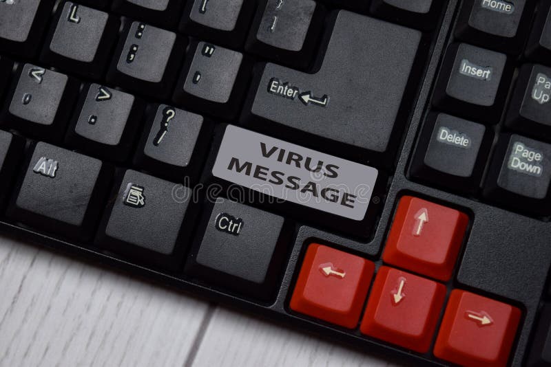 Virus Message Write on Keyboard Isolated on Laptop Background Stock ... Virus Message Write on Keyboard Isolated on Laptop Background Stock ...