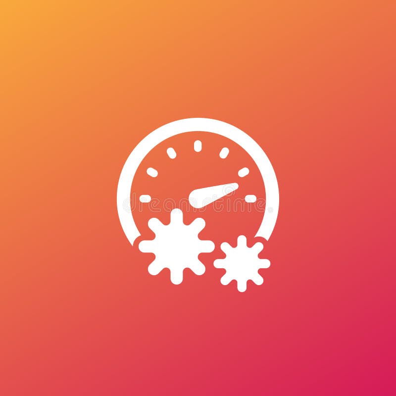 Virus Meter, High Level Vector Icon Stock Vector - Illustration of ...