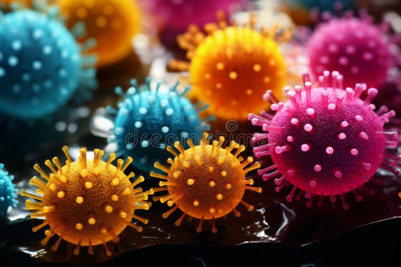 Virus Molecule Microscope Bacteria Microbiology Science Study Analyzing ...