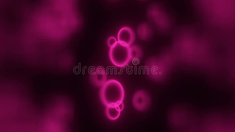 Virus Molecules Under Microscope in Pink Light Stock Video - Video of ...