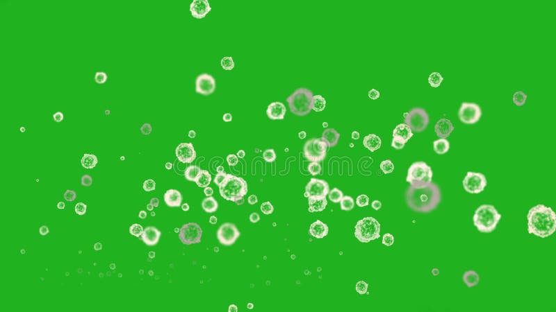 Virus Particles and Bacteria in a Microscopic View. Microscopic Pathogens. Cell-like Structures ...