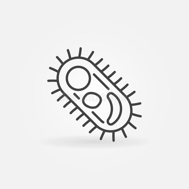 Virus or Pathogen Vector Concept Icon in Thin Line Style Stock Vector ...