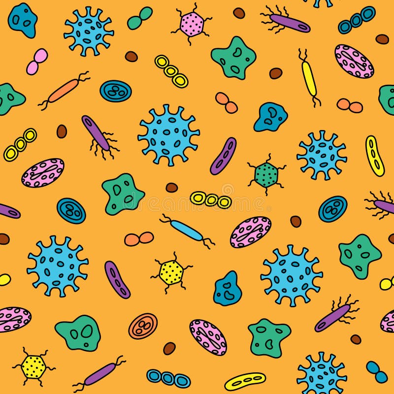 Virus pattern1 stock vector. Illustration of medical - 200696226