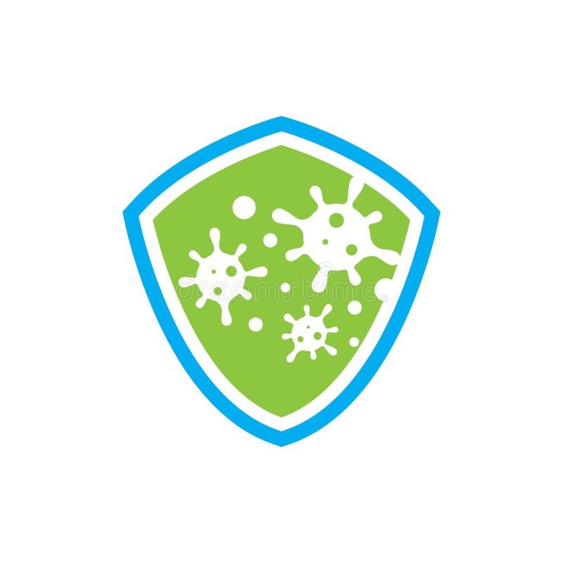 Virus Protection Logo Images Illustration Stock Vector - Illustration ...