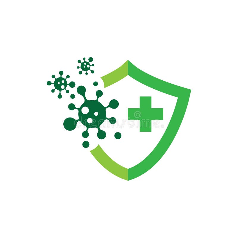 Virus Protection Logo Images Illustration Stock Vector - Illustration ...