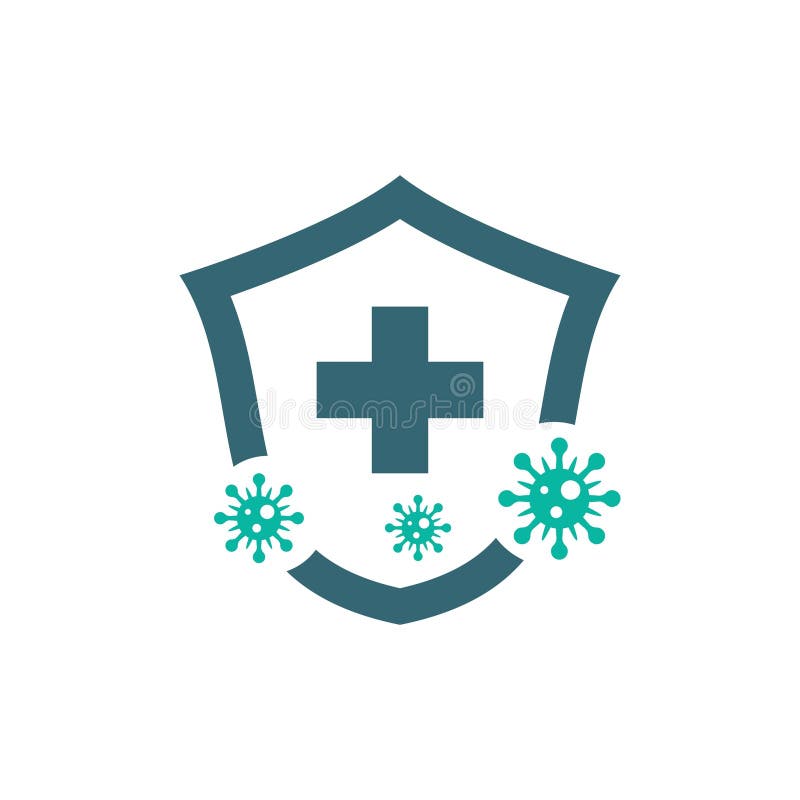 Virus Protection Logo Images Illustration Stock Vector - Illustration ...