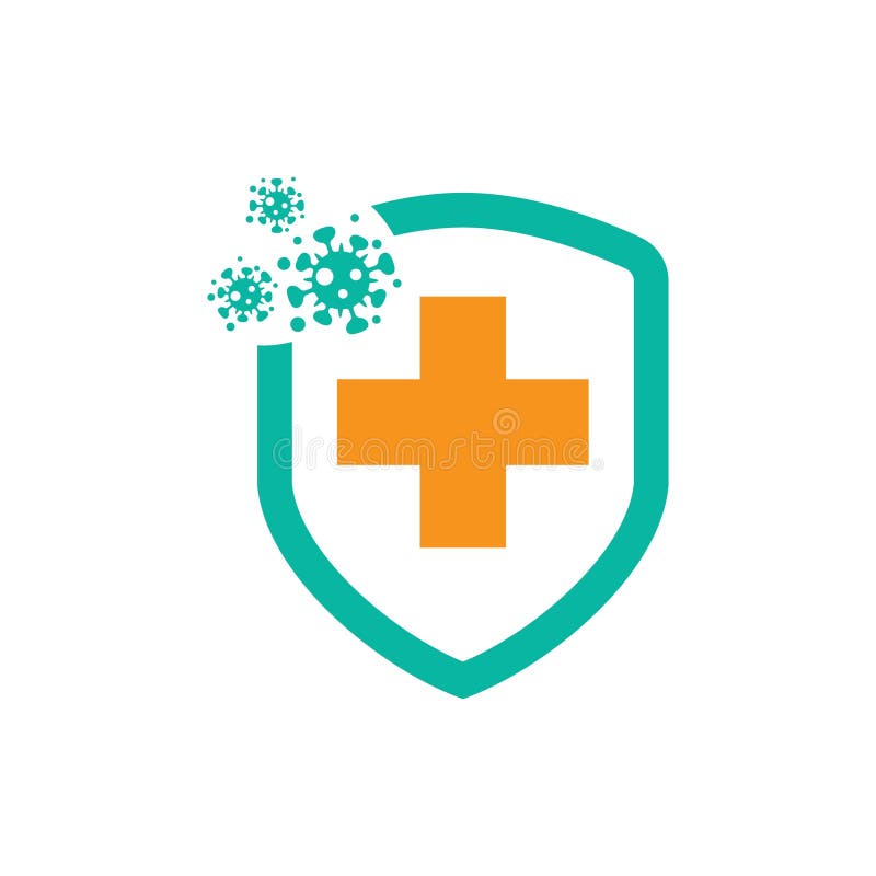 Virus Protection Logo Images Illustration Stock Vector - Illustration ...
