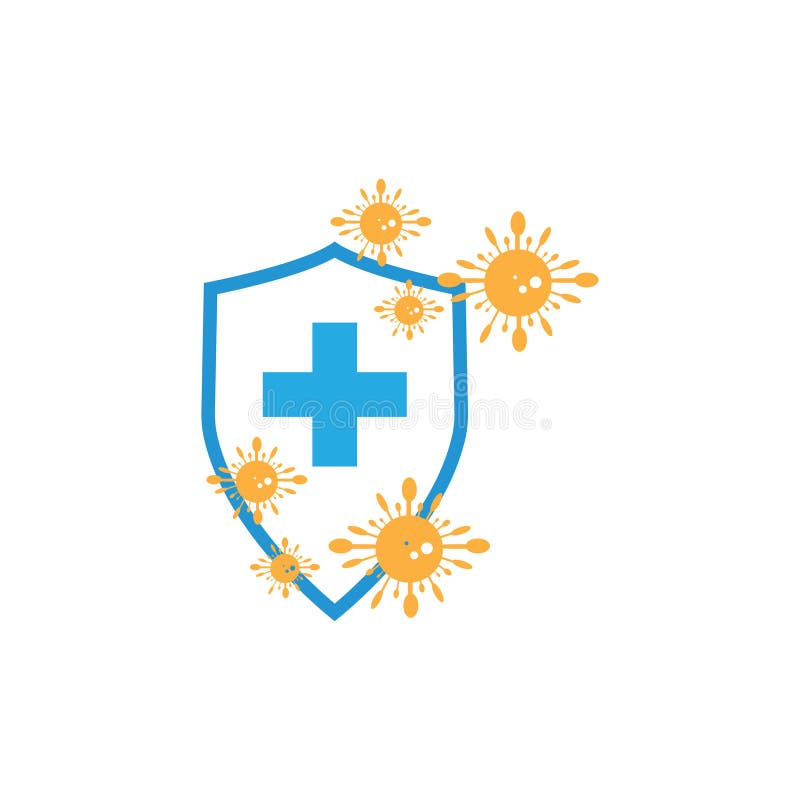 Virus Protection Logo Images Illustration Design Stock Vector ...