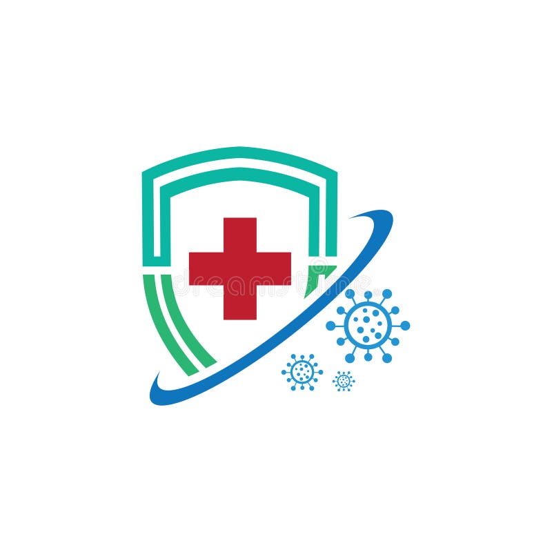 Virus Protection Logo Images Illustration Design Stock Vector ...