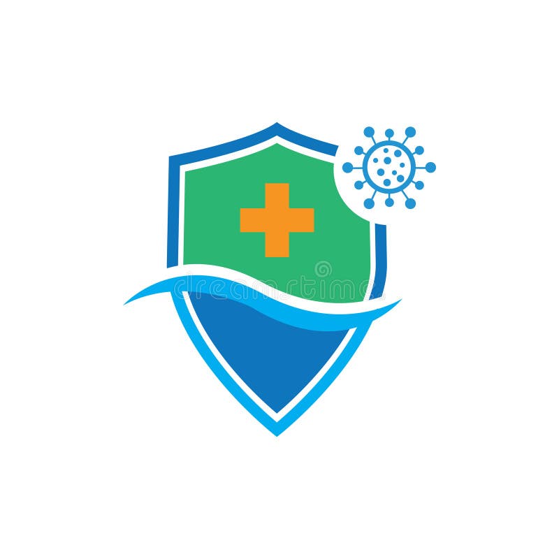 Virus Protection Logo Images Illustration Design Stock Vector ...