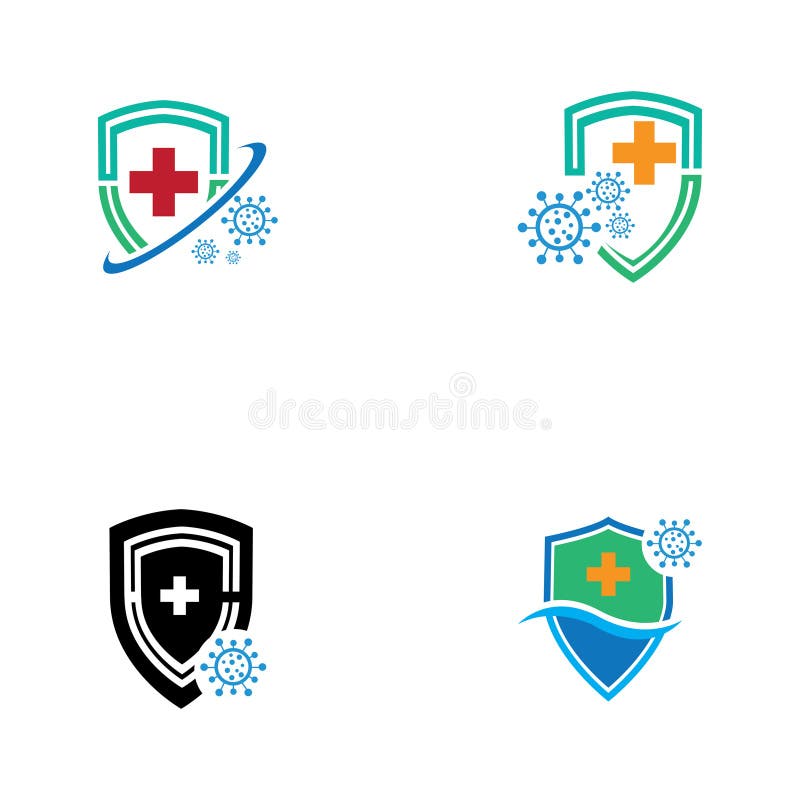 Virus Protection Logo Images Illustration Design Stock Vector ...