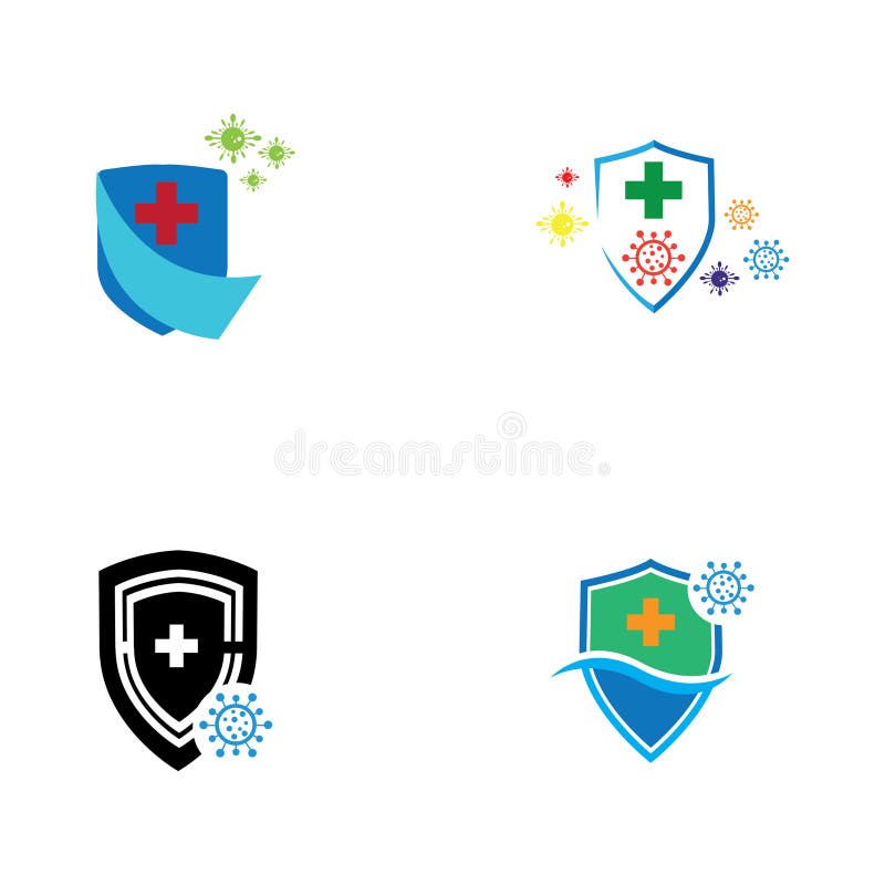 Virus Protection Logo Images Illustration Design Stock Vector ...