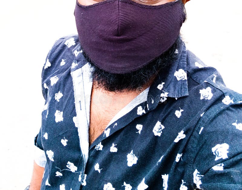 Virus Protection Mask and Human Face Stock Photo - Image of human, mask ...