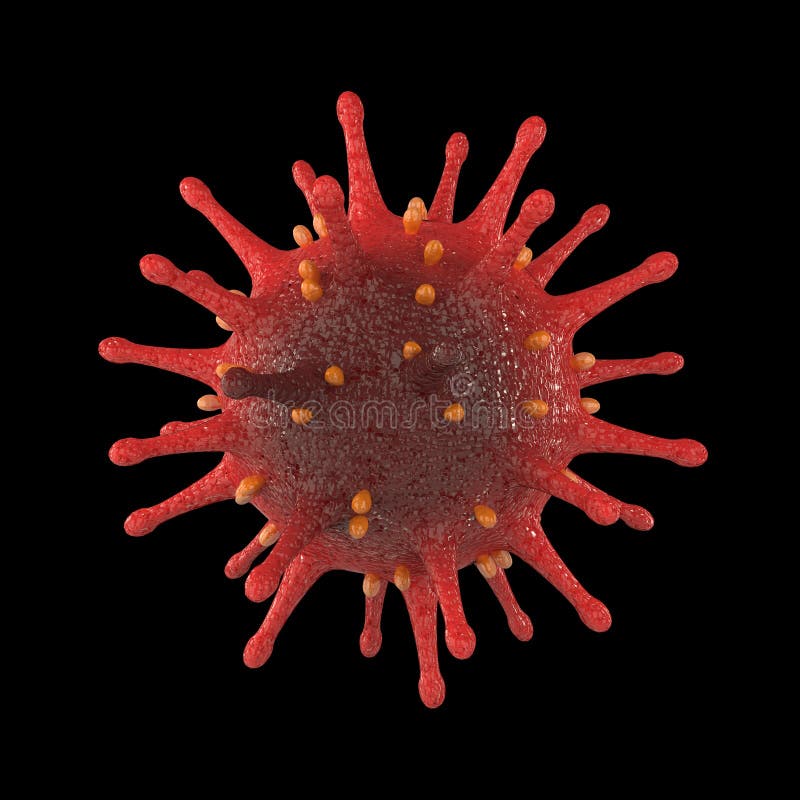 Virus Red Background Texture Stock Illustration - Illustration of ...