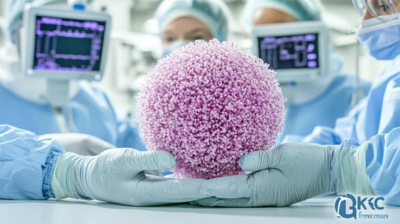 Virus Research, Microscopic Structure and Scientific Study Stock Image - Image of infection ...