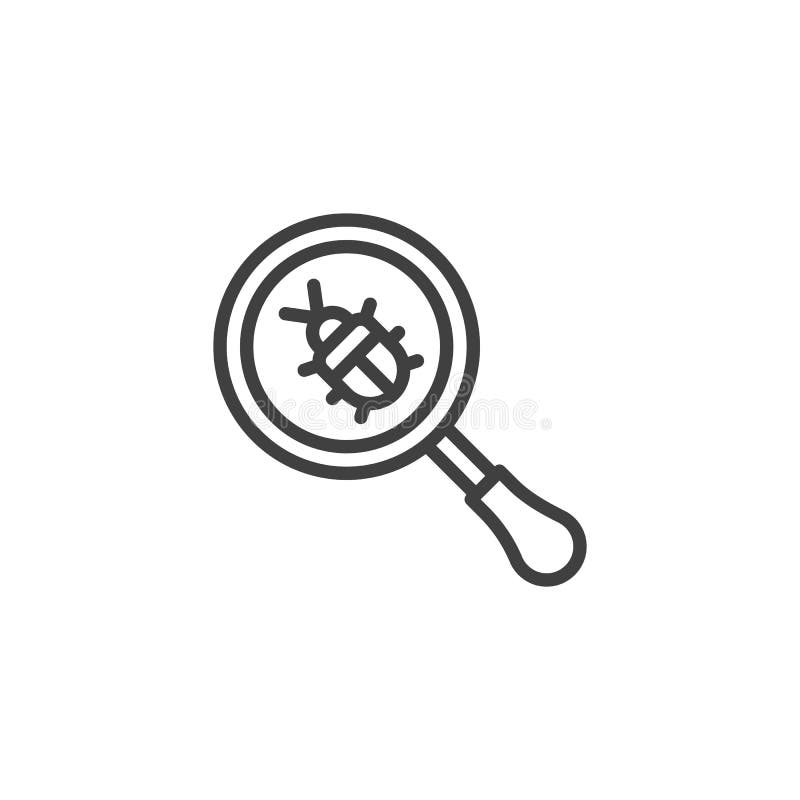 Virus Scan Line Icon Stock Illustrations – 2,262 Virus Scan Line Icon ...