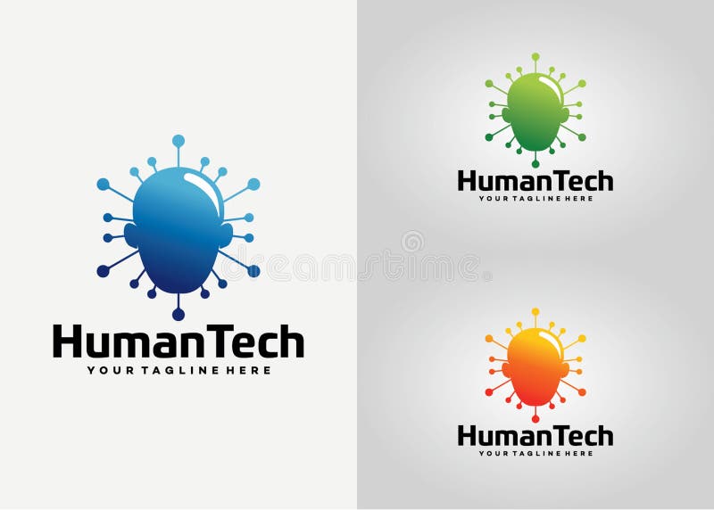 Protect Scan Logo Design Template Stock Vector - Illustration of human ...