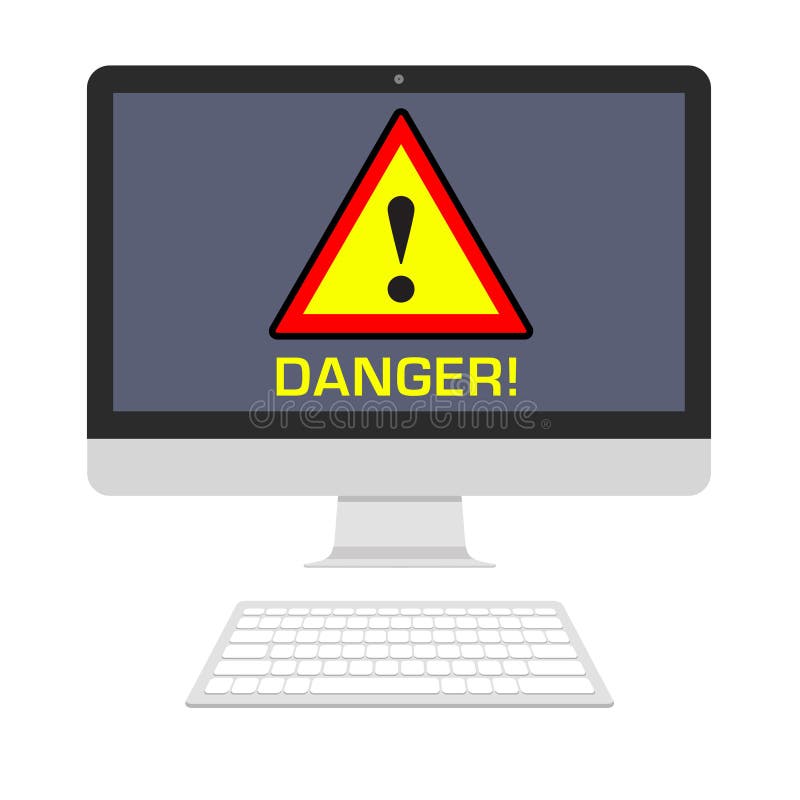 Computer screen blank stock illustration. Illustration of background ...