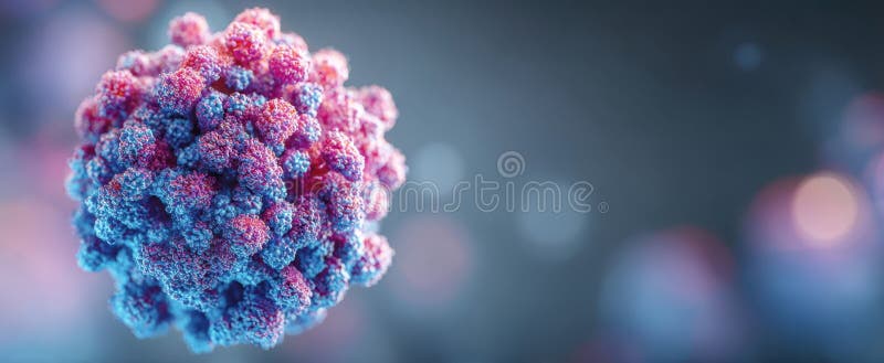 The Virus Sphere Showcasing Intricate Details in Vibrant Colors and ...