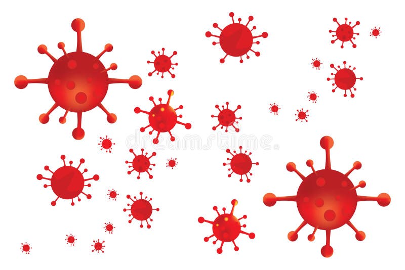 Isolated Virus Symbol on Withe Background Vector Design Stock Vector ...