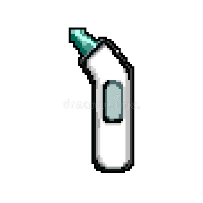 Virus Thermometer Game Pixel Art Vector Illustration Stock Vector ...
