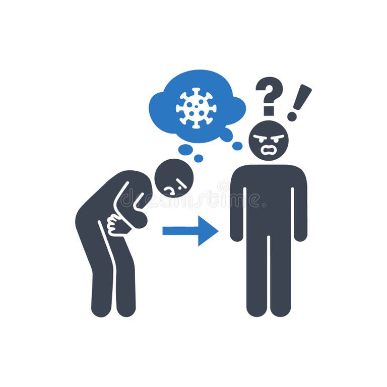 Virus Thought Anger Icon stock vector. Illustration of infection ...