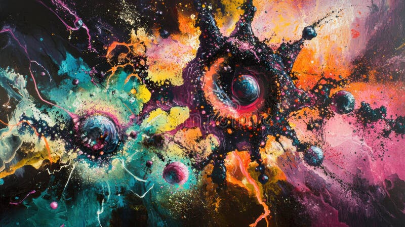 Virus Transformation and Mutation Depicted through Abstract Art ...