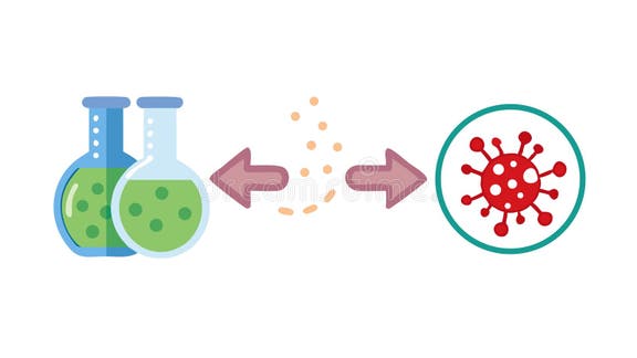 Virus Transformation, Symbolizing Mutation and Evolution, Vector Design ...