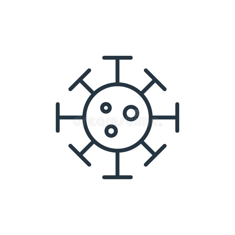 Virus Vector Icon. Virus Editable Stroke. Virus Linear Symbol for Use ...