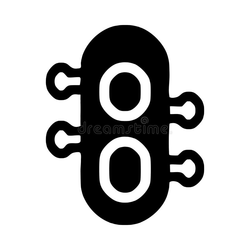 Virus Vector Icon, Filled Flat Sign. Microorganism Pictogram Isolated ...