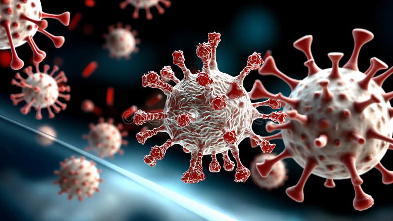 Virus Video: Microscopic of a Biological Entity, Revealing Structure ...