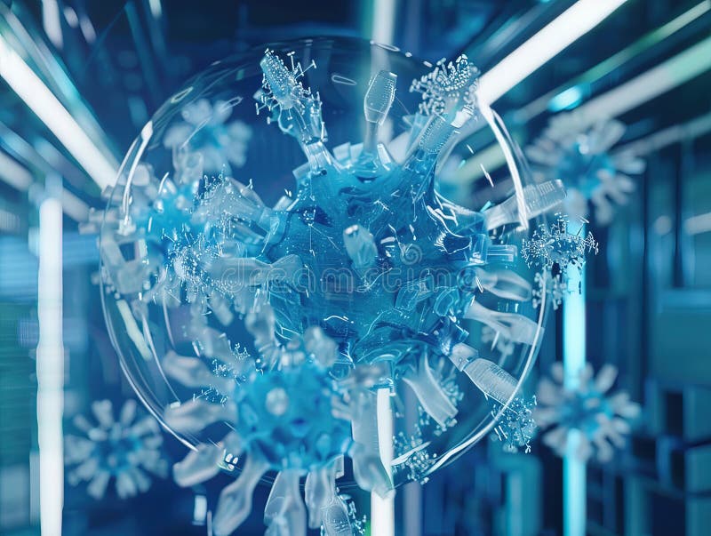 Virus Visualization with Augmented Reality Transparent Virus in Studio ...