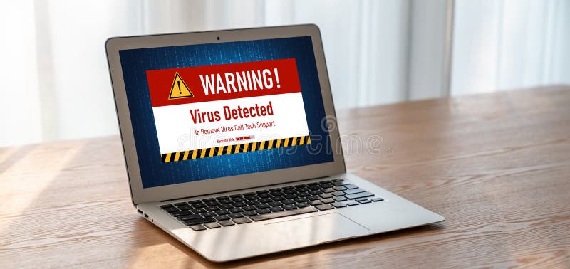 Virus Warning Alert on Computer Screen Detected Modish Cyber Threat ... Virus Warning Alert on Computer Screen Detected Modish Cyber Threat ...