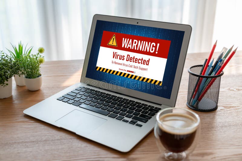 Virus Warning Alert on Computer Screen Detected Modish Cyber Threat ... Virus Warning Alert on Computer Screen Detected Modish Cyber Threat ...