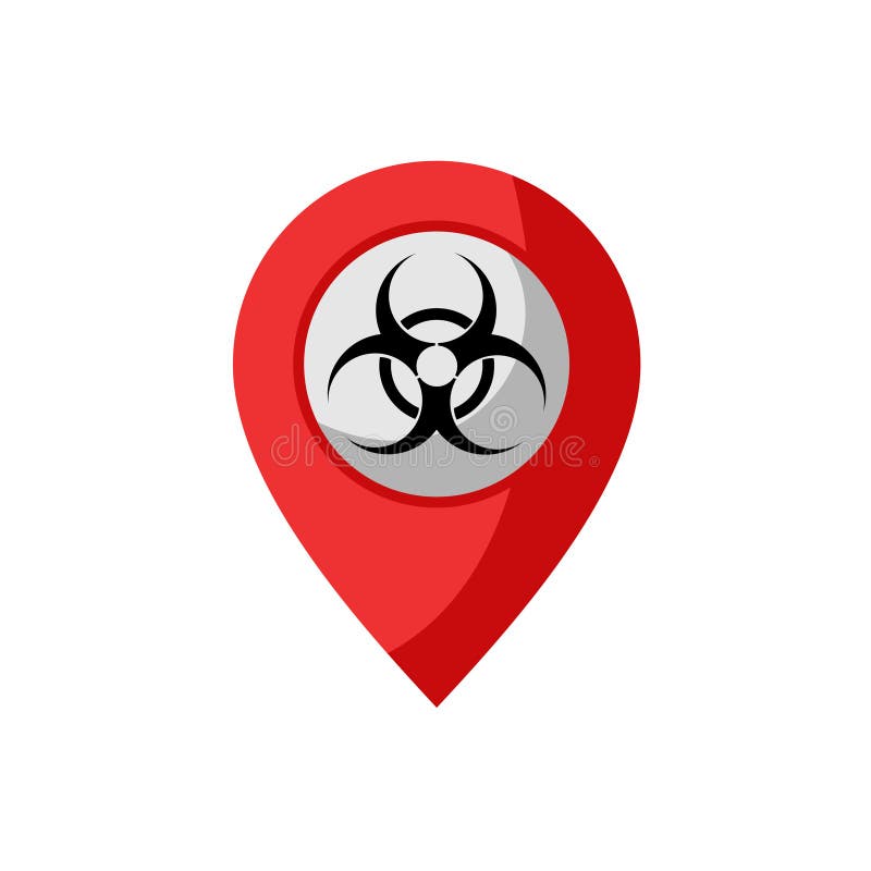 Virus zone stock vector. Illustration of internet, indication - 80104930