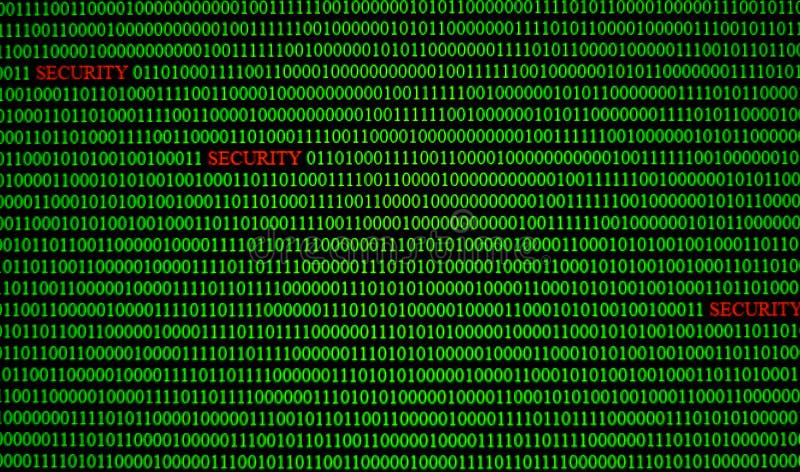 Viruscode in Ungesichertem System Des Computers Netz Stockbild - Bild ...