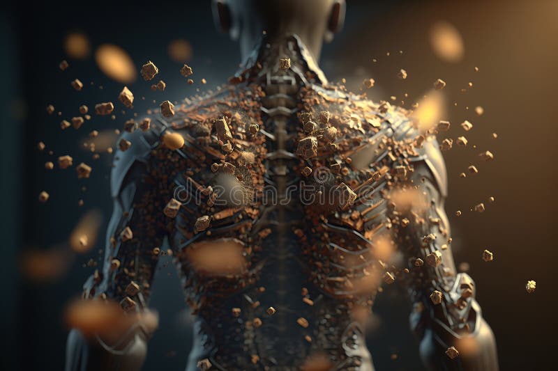 Viruses Attack Human Body Created by Generative AI Stock Illustration ...