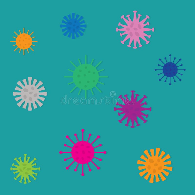 Viruses background stock vector. Illustration of health - 170729577