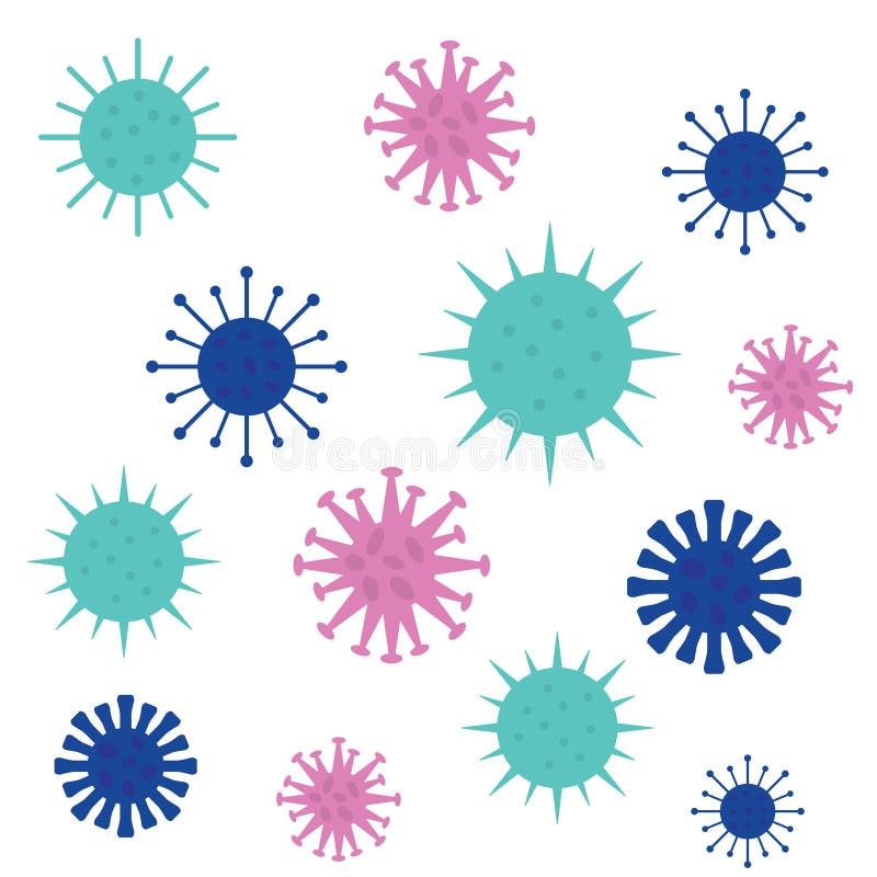 Viruses background stock vector. Illustration of bacterial - 170729781