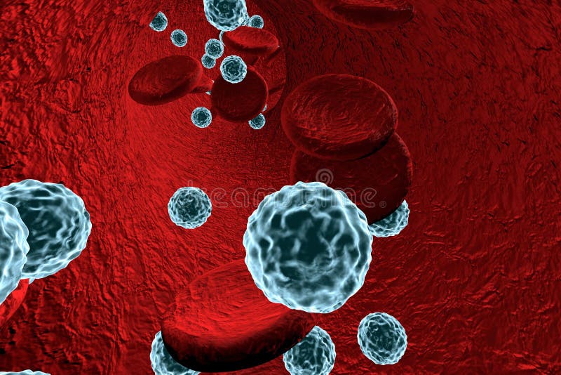 Viruses In Blood, Systemic Infection Stock Illustration - Illustration ...