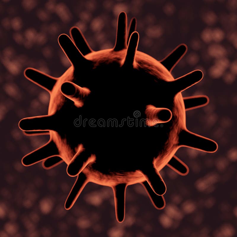 Viruses Cells Under the Microscope Close Up. COVID-19. Coronavirus ...