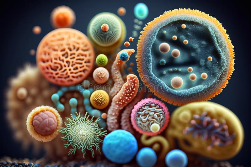 Viruses, Germs and Bacteria, Types of Microorganisms Under Microscopic ...