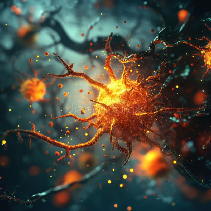 Host Cells with Spores Mold are Inside Wood Under the Microscope Stock ...