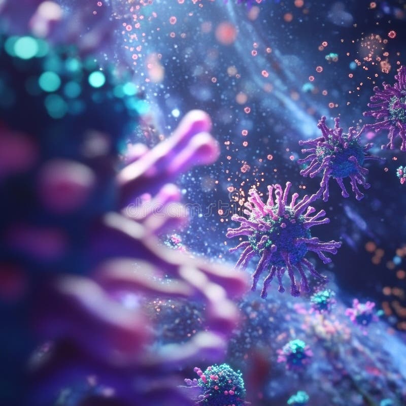 Host Cells with Spores Mold are Inside Wood Under the Microscope Stock ...