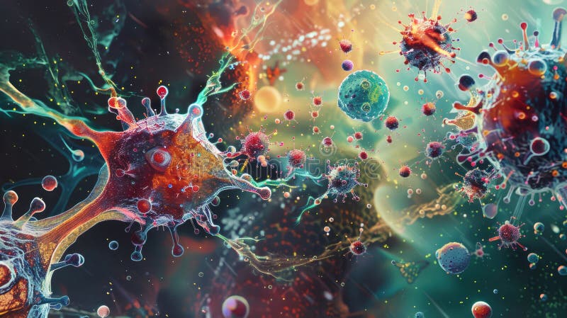 Viruses Microscopic View, Pattern of Micro Structures, Microbiology ...