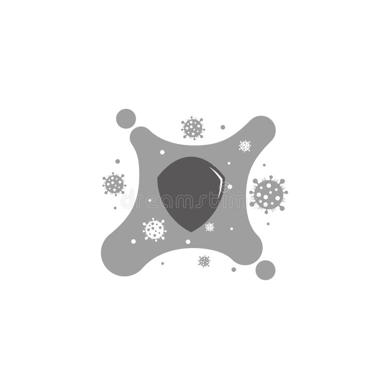 Viruses Protection Symbol Design Decoration Vector Stock Vector ...