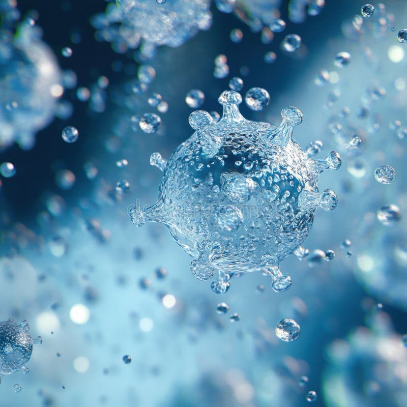 Viruses Suspended in Microscopic Water Droplets Reveal Intricate ...