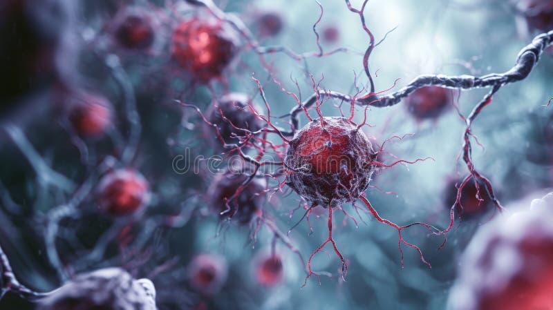 Viruses and Their Spike Proteins are Vividly Depicted Against a ...